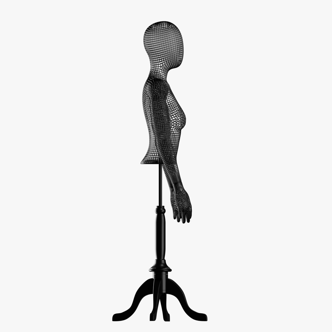 3D Model Wire Sewing Female Mannequin - TurboSquid 2066889