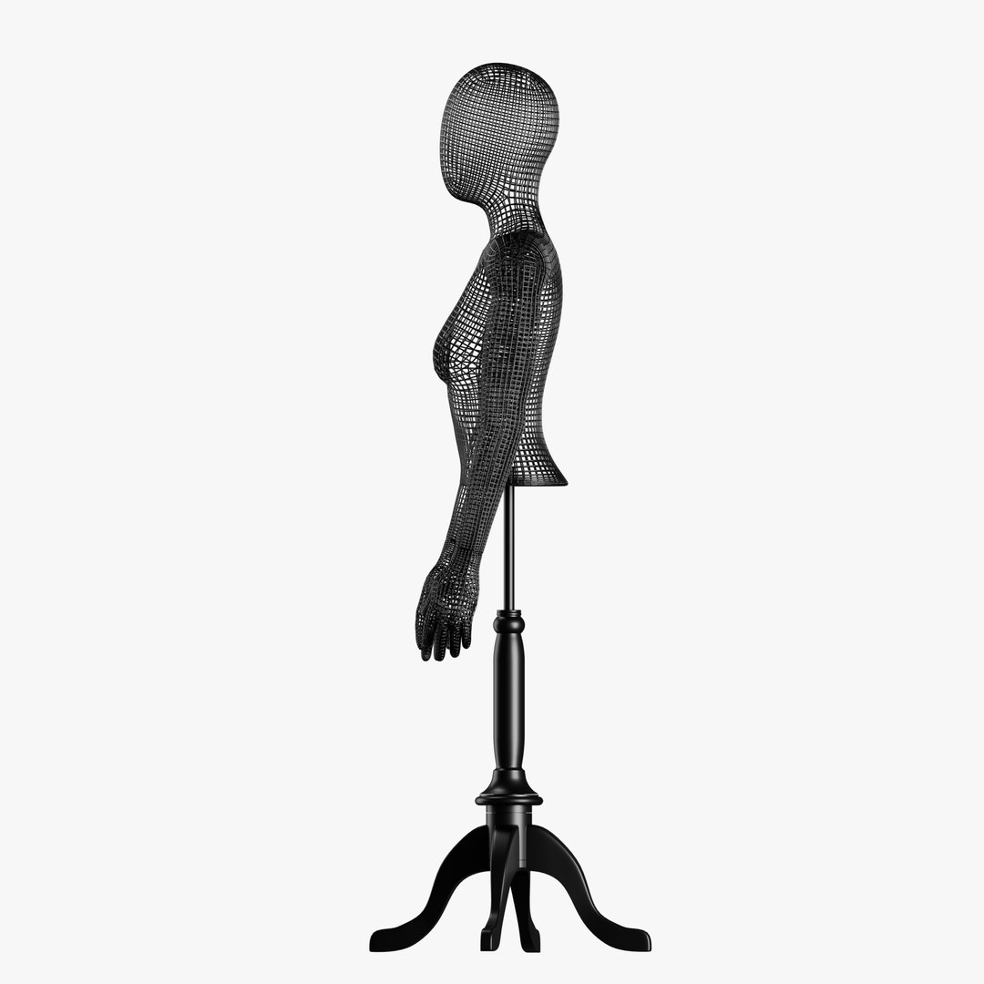 3D Model Wire Sewing Female Mannequin - TurboSquid 2066889