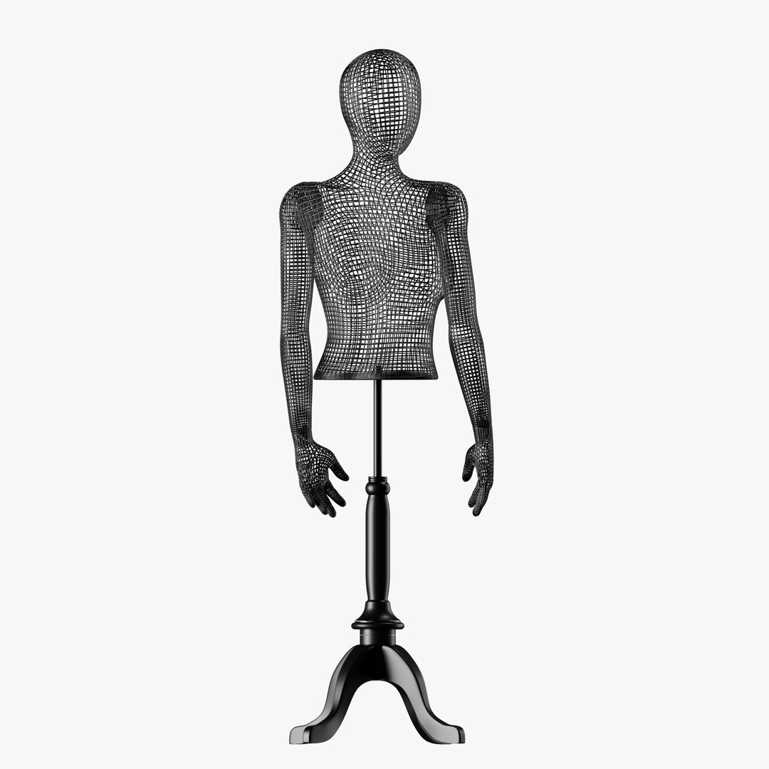 3D Model Wire Sewing Female Mannequin - TurboSquid 2066889