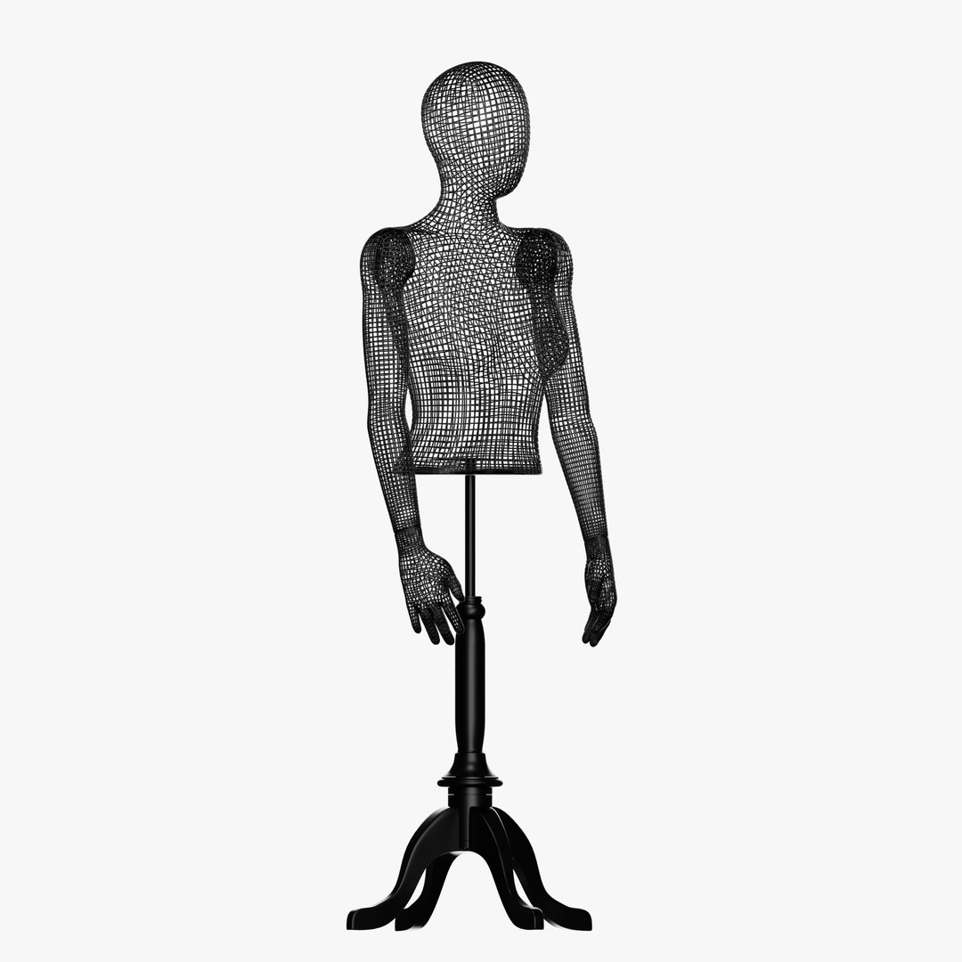 3D Model Wire Sewing Female Mannequin - TurboSquid 2066889