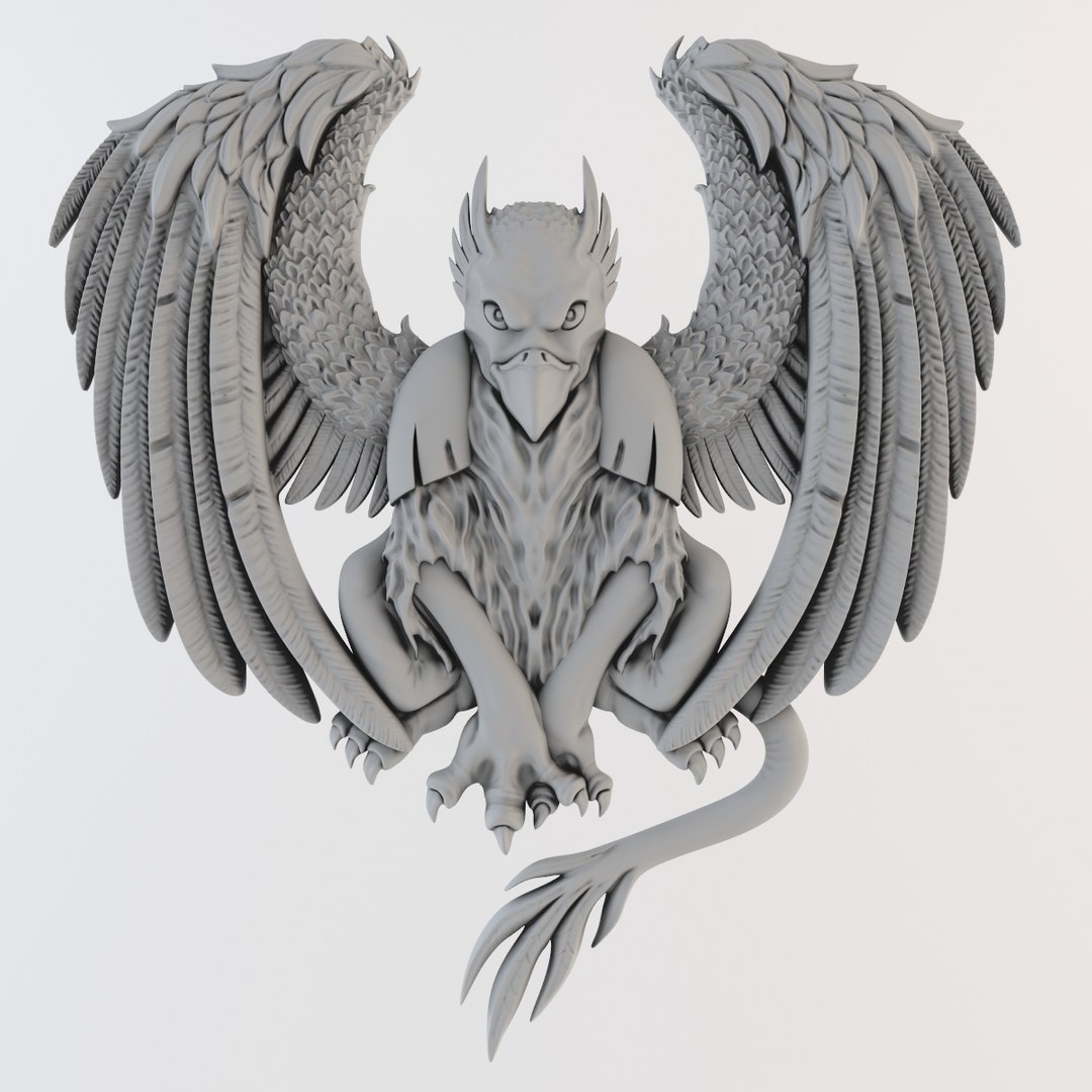 3d Griffon Griffin Model