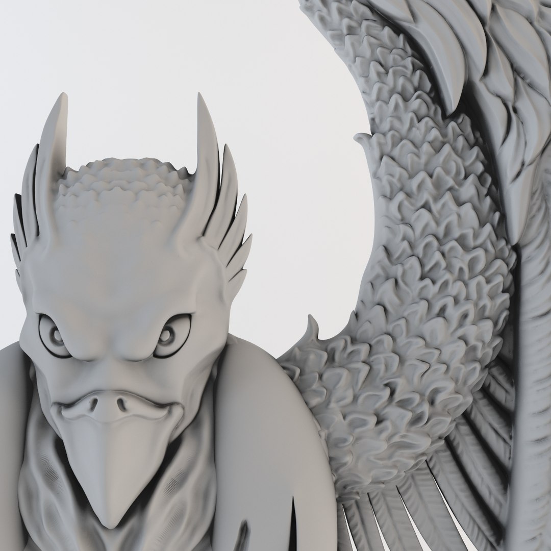 3d Griffon Griffin Model