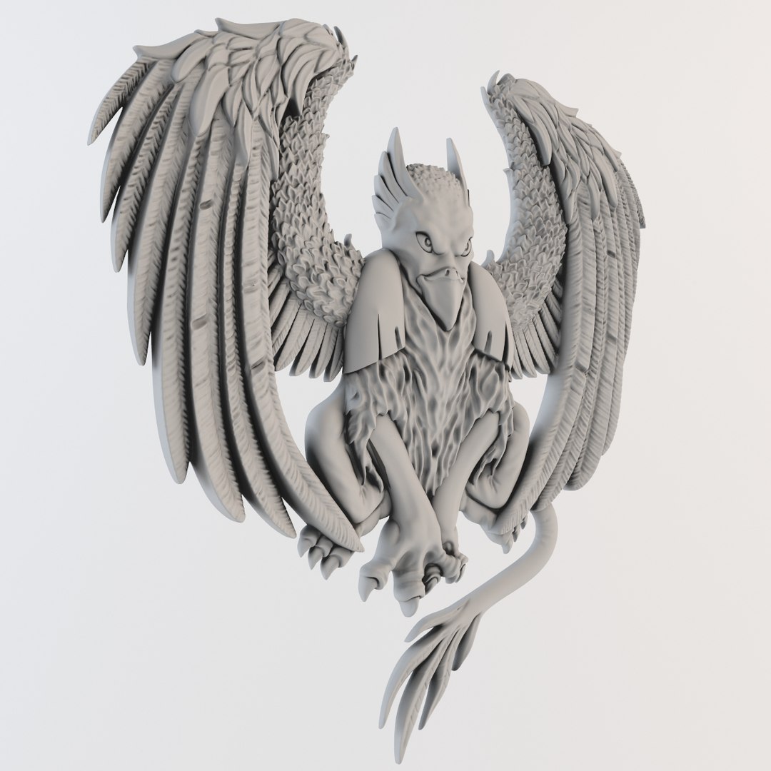 3d Griffon Griffin Model