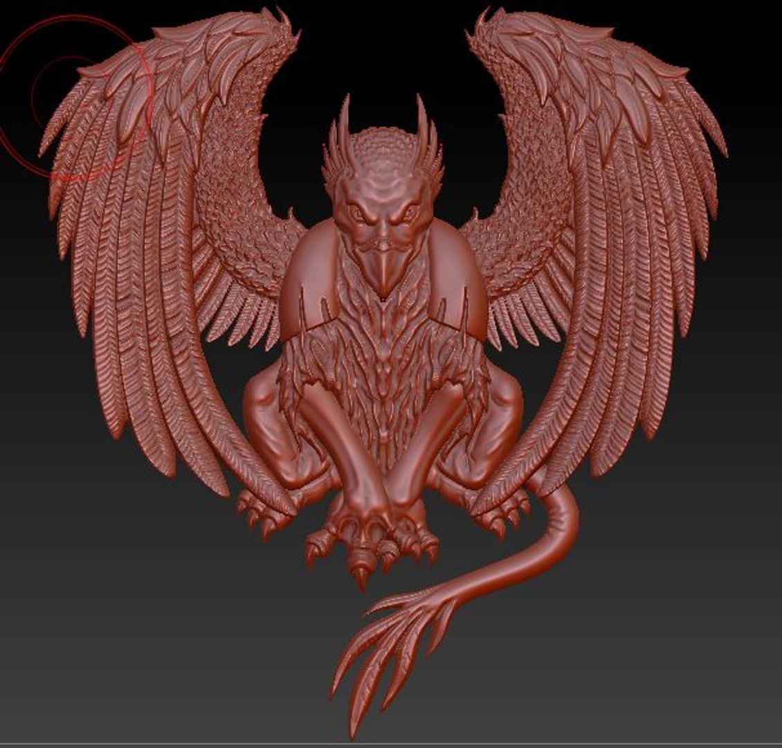3d Griffon Griffin Model