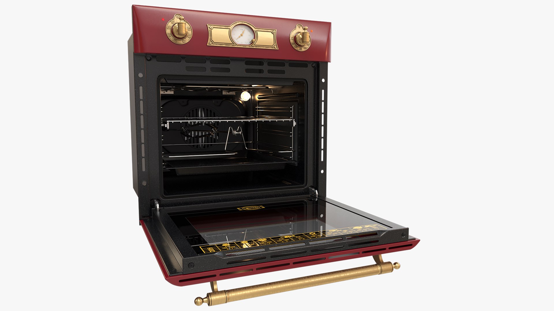 Gas hob Kaiser KG 6335 Oven Kaiser EH 6355 6345 3D model - TurboSquid ...