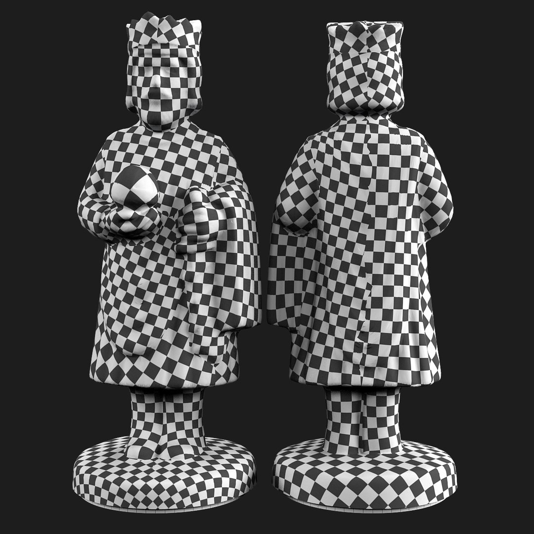 3ds Max Chess Games Figure