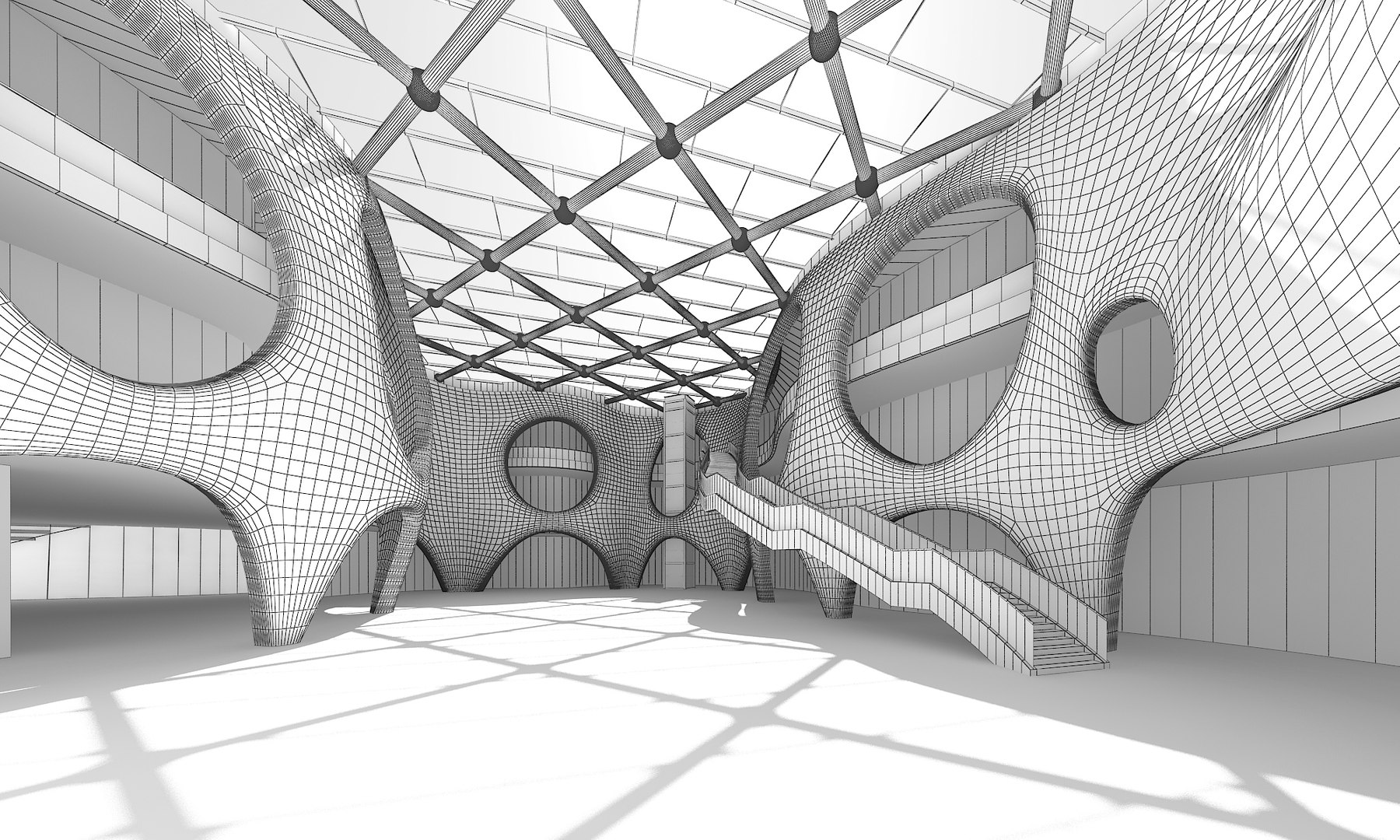 Modern Hall Collection 03 3D model - TurboSquid 2127360