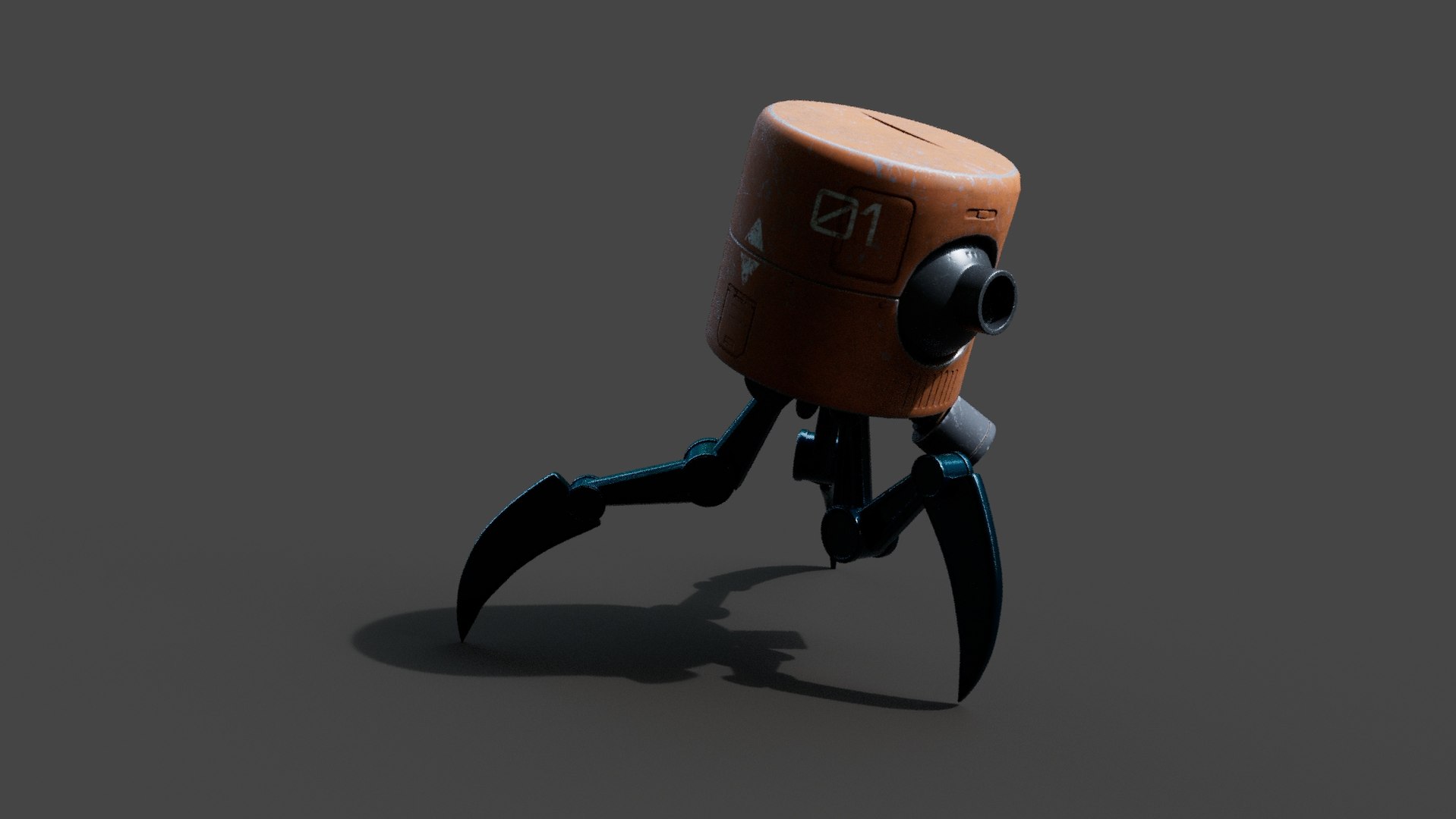 Free Red Bot 3D Model - TurboSquid 2274787