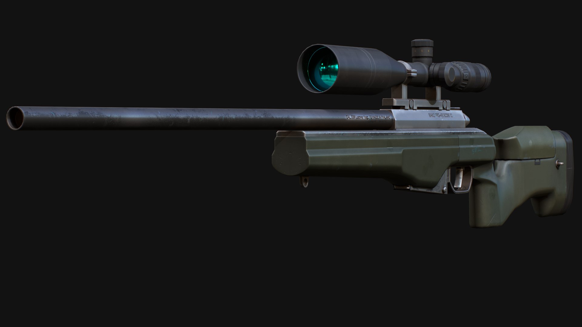TRG-42 Sniper Rifle - LowPoly Mobile Ready 3D Model - TurboSquid 2068719