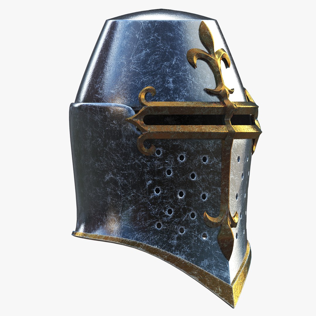 3D crusader helmet - TurboSquid 1231582