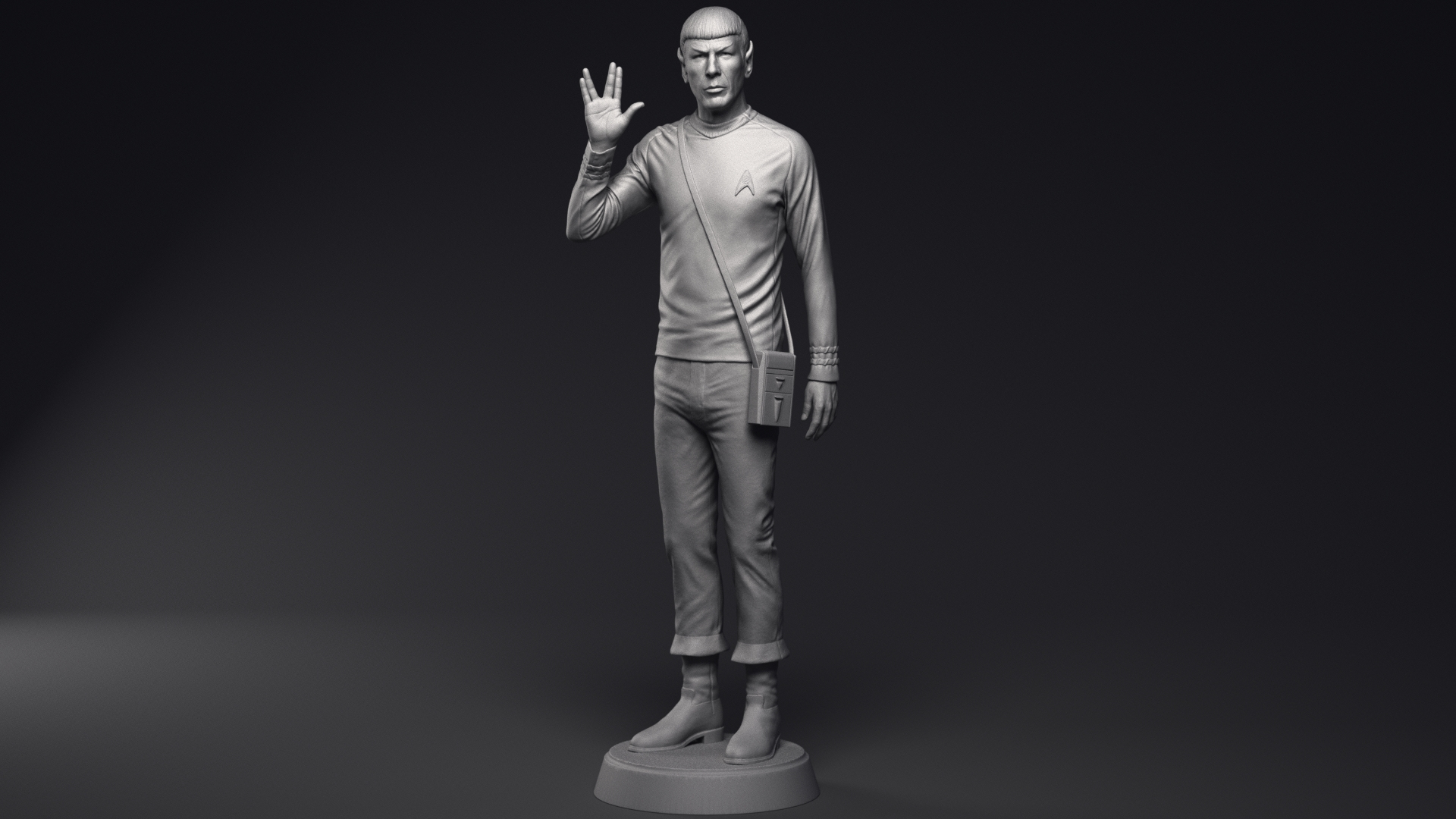 Leonard Nimoy As Mr Spock Sculpture 3D Model - TurboSquid 1951207