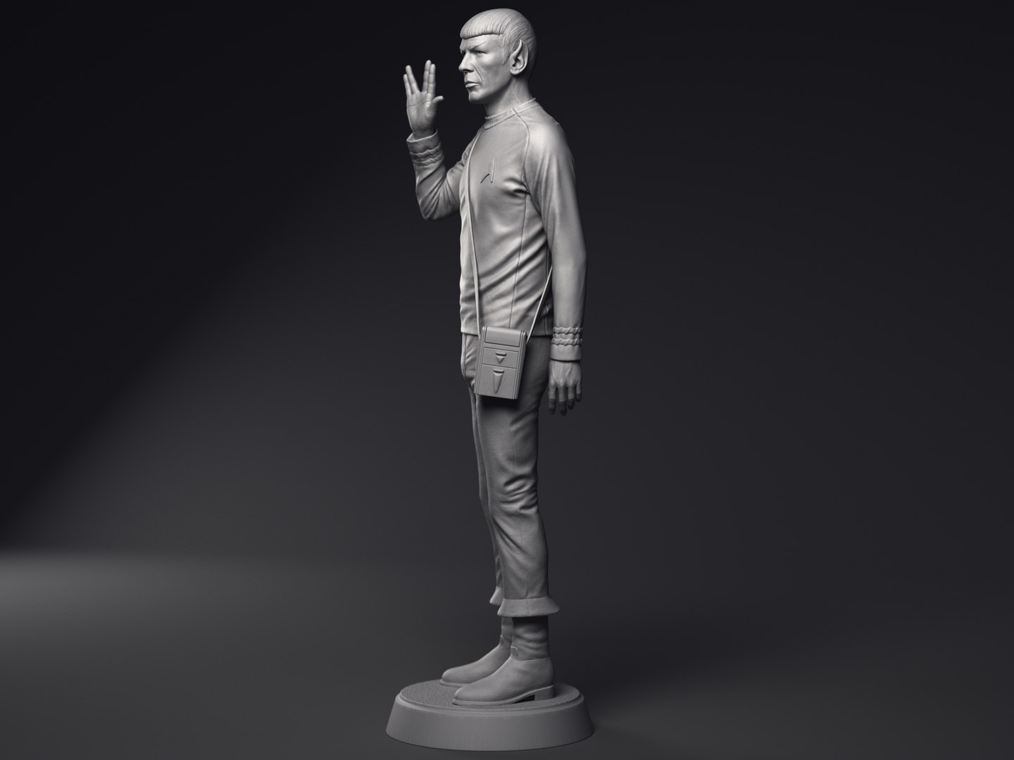 Leonard Nimoy As Mr Spock Sculpture 3D Model - TurboSquid 1951207