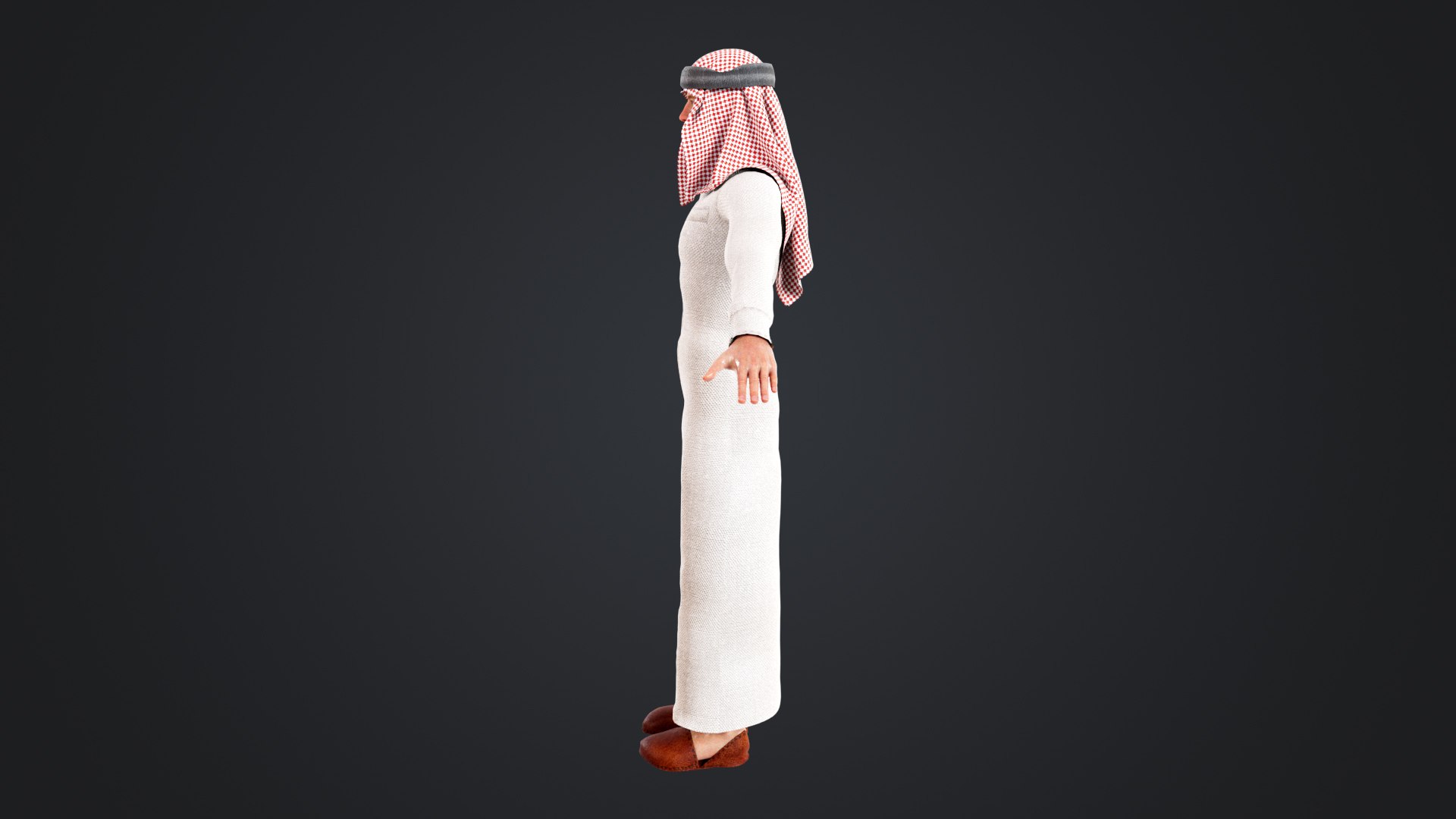 3D Arab Man Rigged Model - TurboSquid 2320406