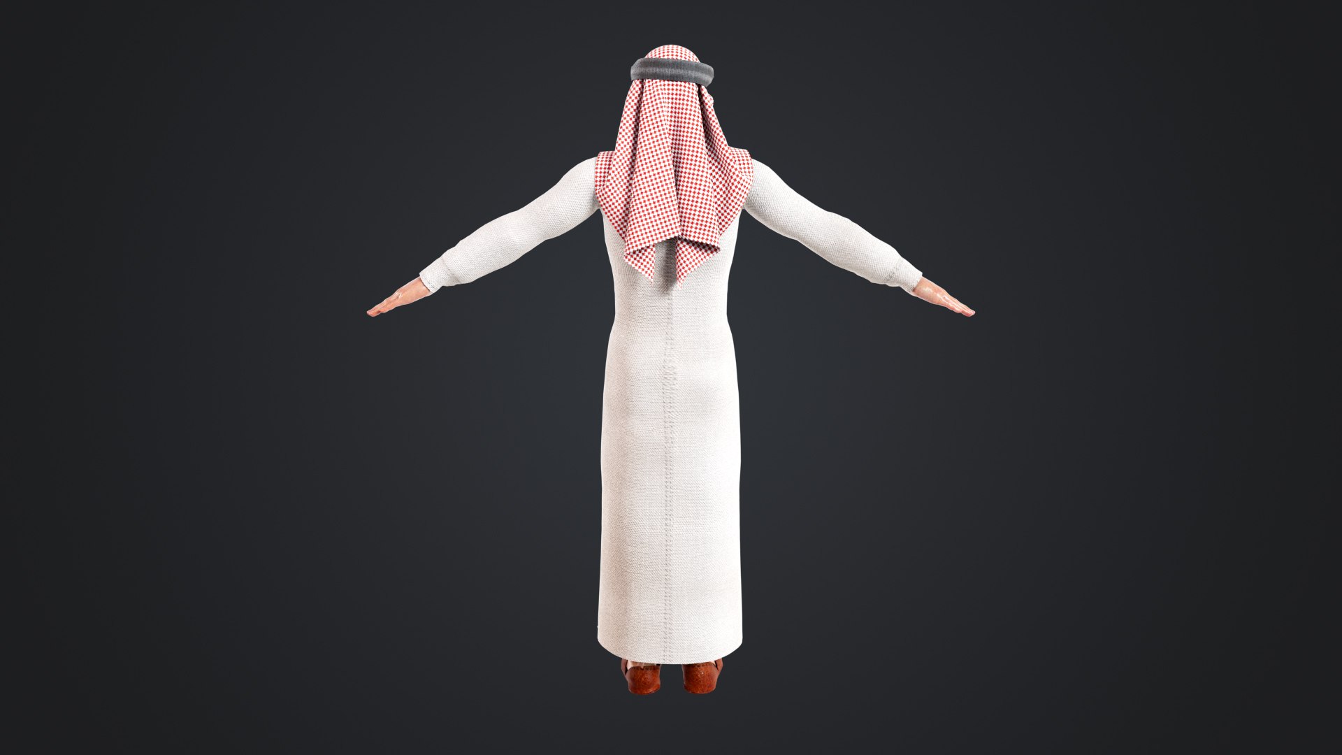 3D Arab Man Rigged Model - TurboSquid 2320406