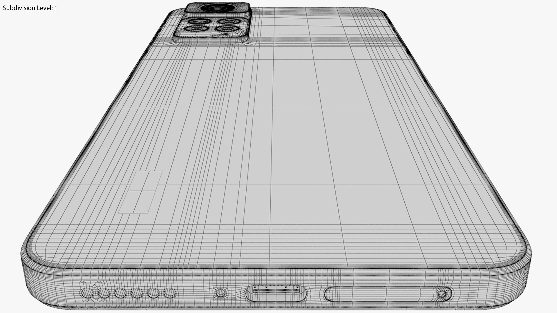 Xiaomi Redmi Note 11 Pro White 3D model - TurboSquid 1864332