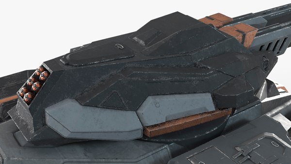 modelo 3d Vehículo tanque blindado futurista - TurboSquid 2312389