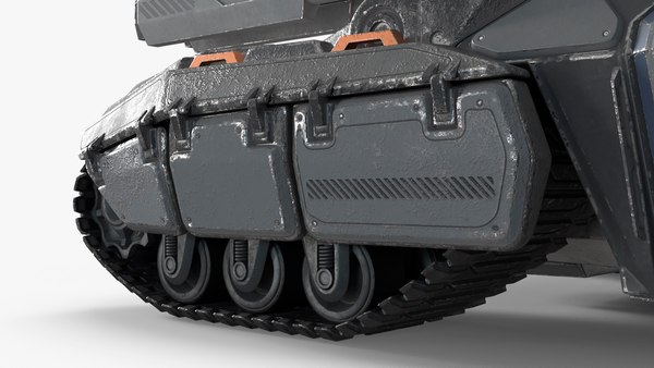 modelo 3d Vehículo tanque blindado futurista - TurboSquid 2312389