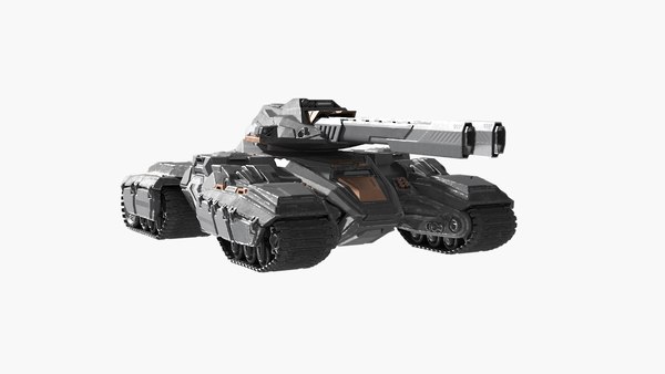 modelo 3d Vehículo tanque blindado futurista - TurboSquid 2312389
