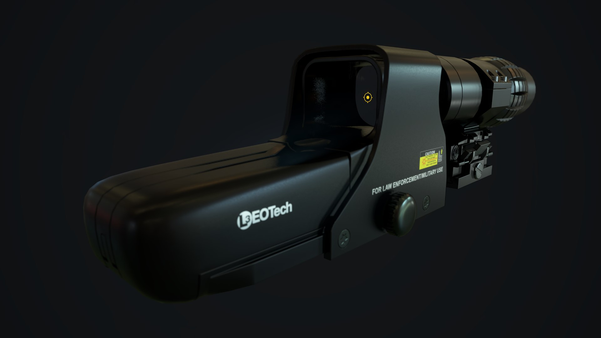 3D eotech magnifier - TurboSquid 1488708