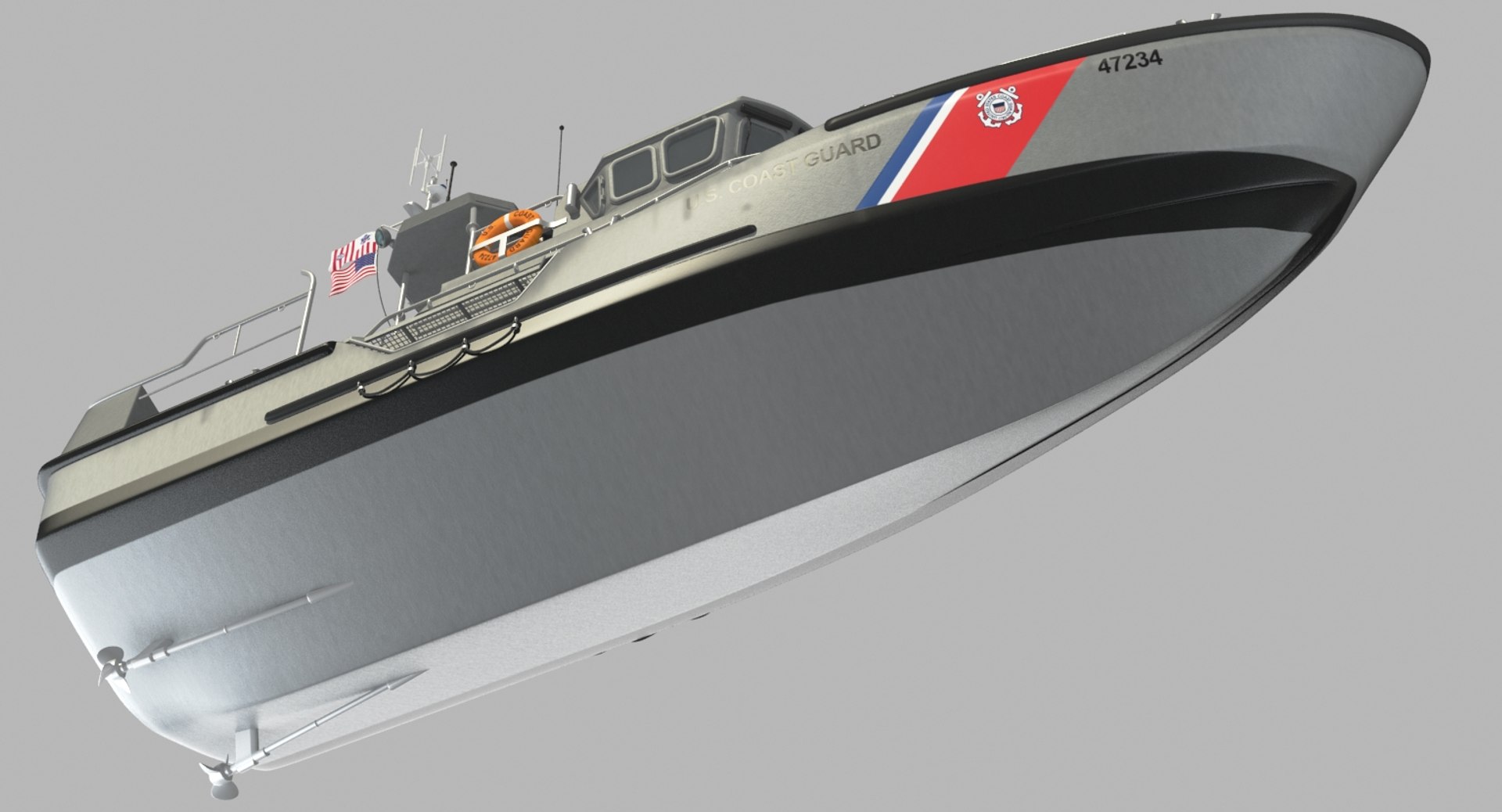 U S Coast Guard 3D Model - TurboSquid 1282284