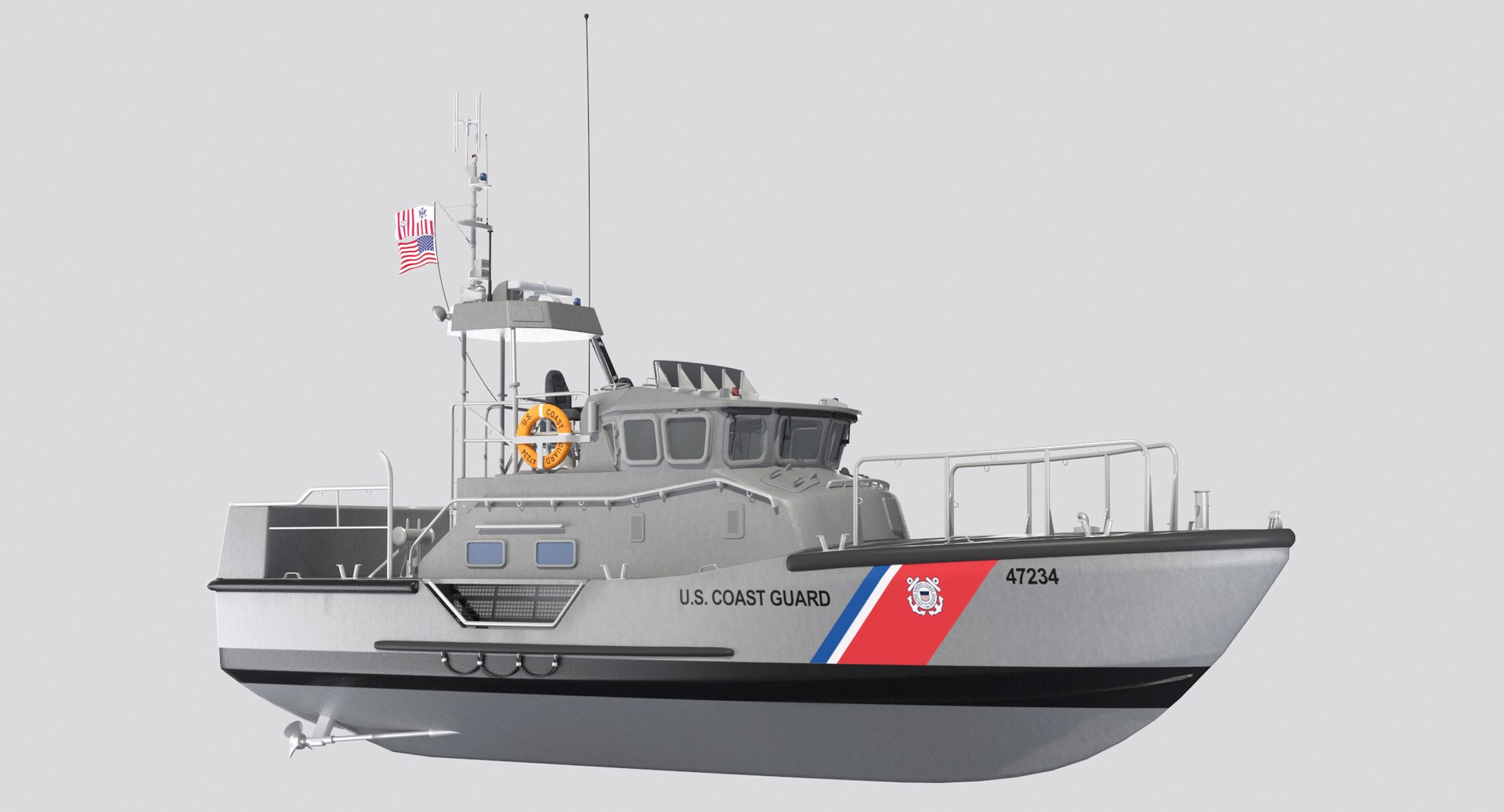 U S Coast Guard 3D Model - TurboSquid 1282284
