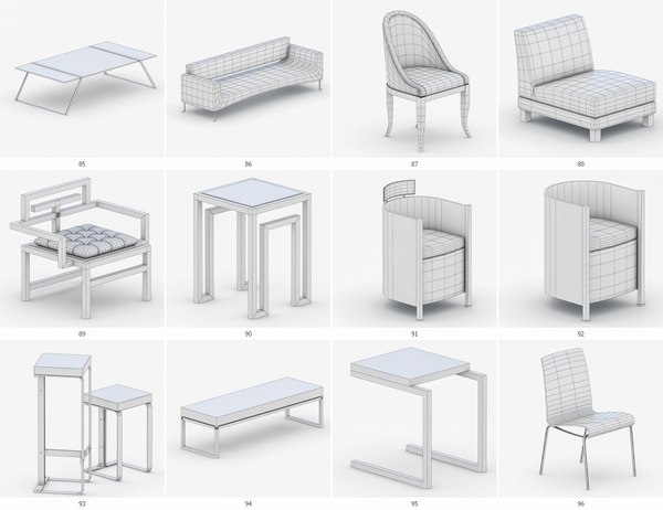 modelo 3d Muebles modernos Vol. 2 - TurboSquid 1219417