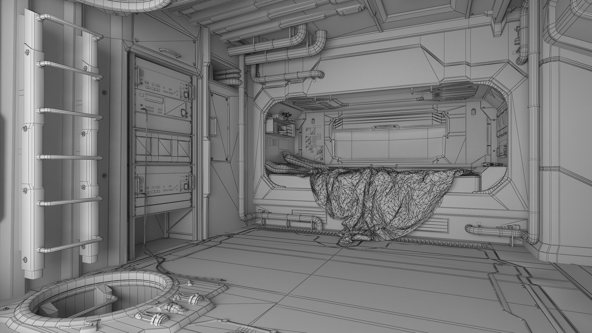 Sci Fi Interior 3D Model 3D Model - TurboSquid 2060251