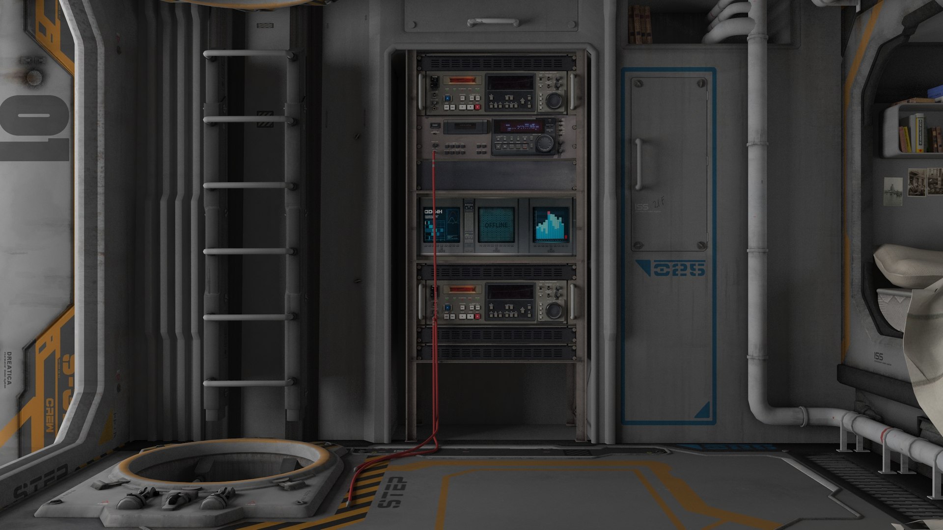 Sci Fi Interior 3D Model 3D Model - TurboSquid 2060251