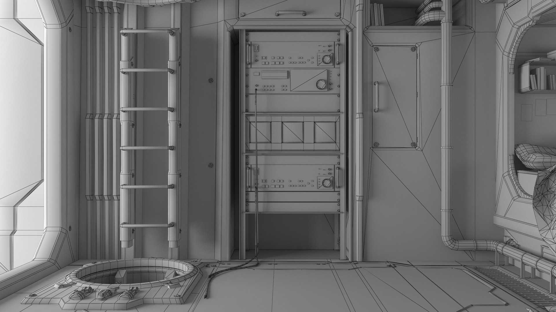 Sci Fi Interior 3D Model 3D Model - TurboSquid 2060251