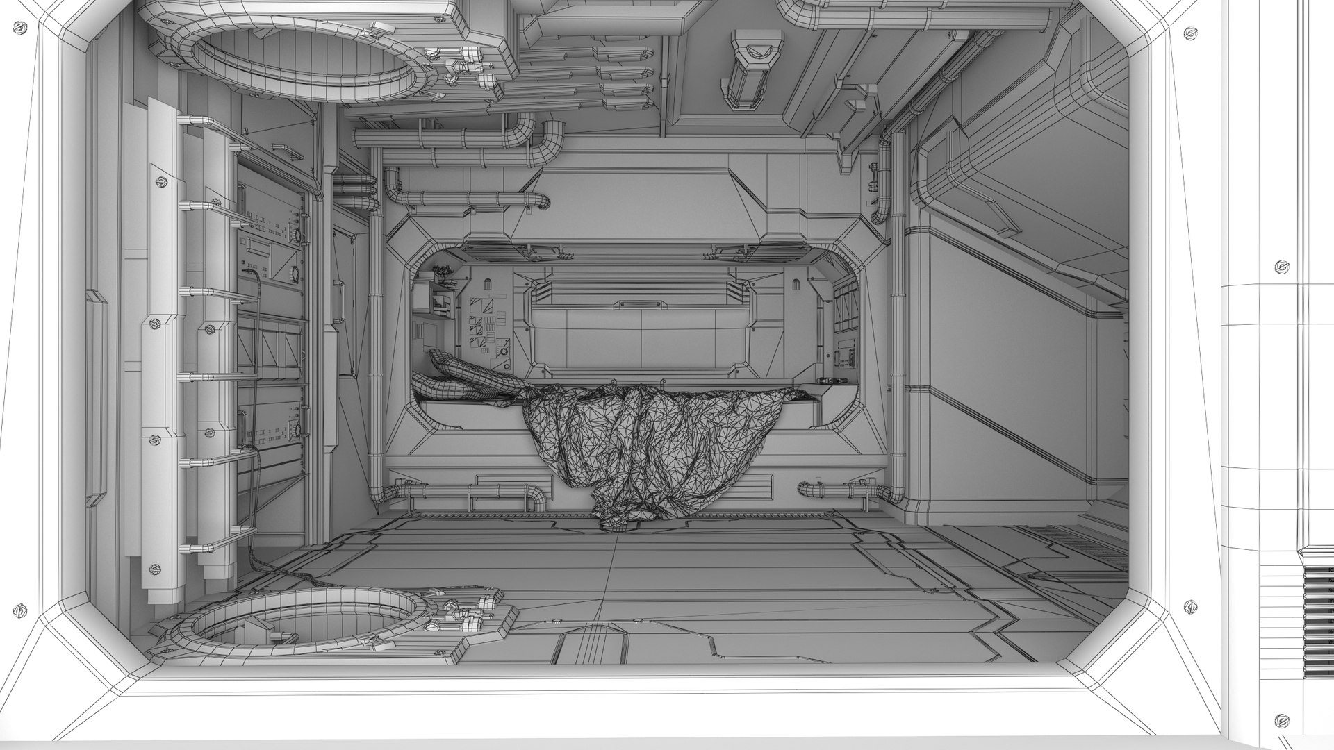 Sci Fi Interior 3D Model 3D Model - TurboSquid 2060251