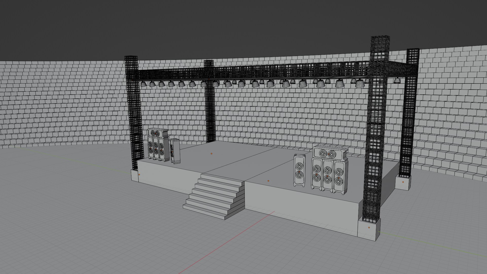 Concert Stage Area 3D Model - TurboSquid 2140834