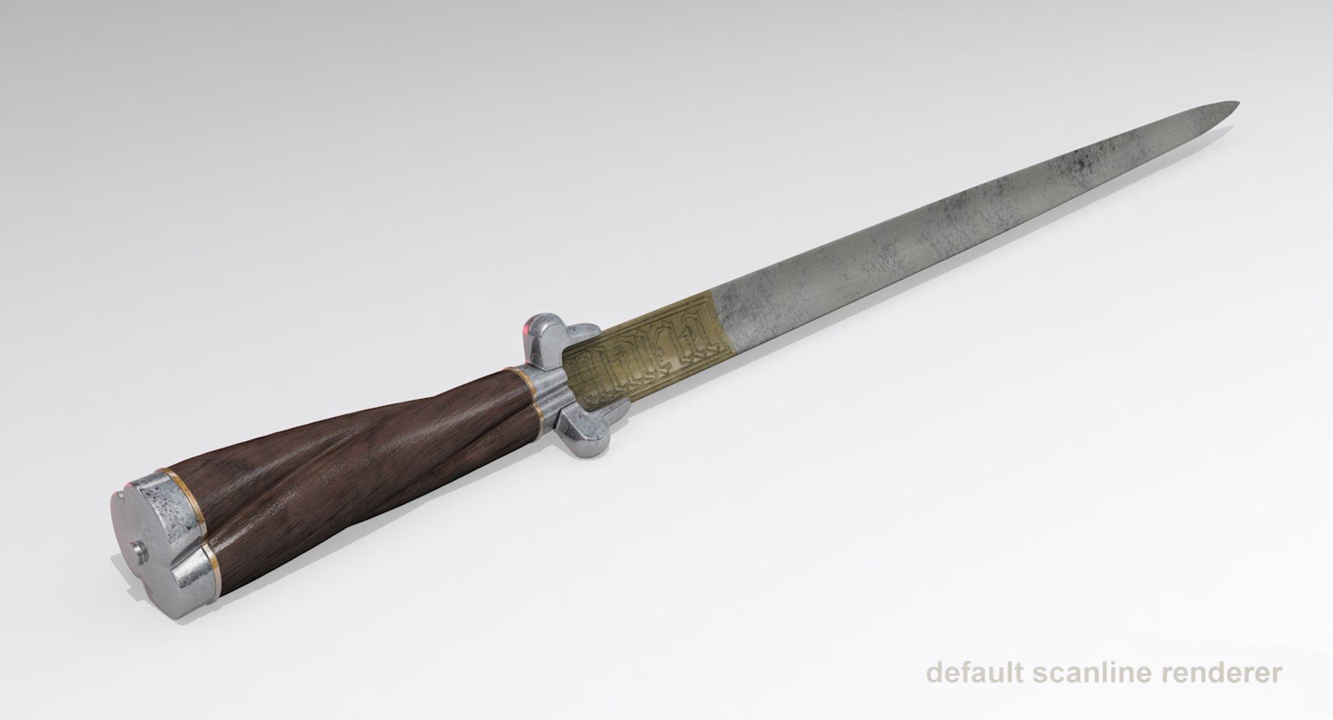 Tri-edge german dagger 3D - TurboSquid 1252524