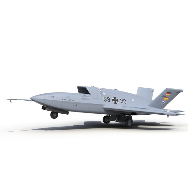 eads barracuda uav 3d model