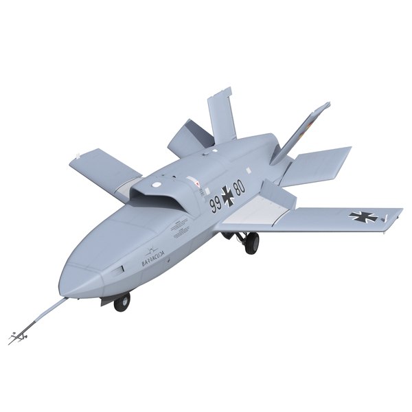 eads barracuda uav 3d model