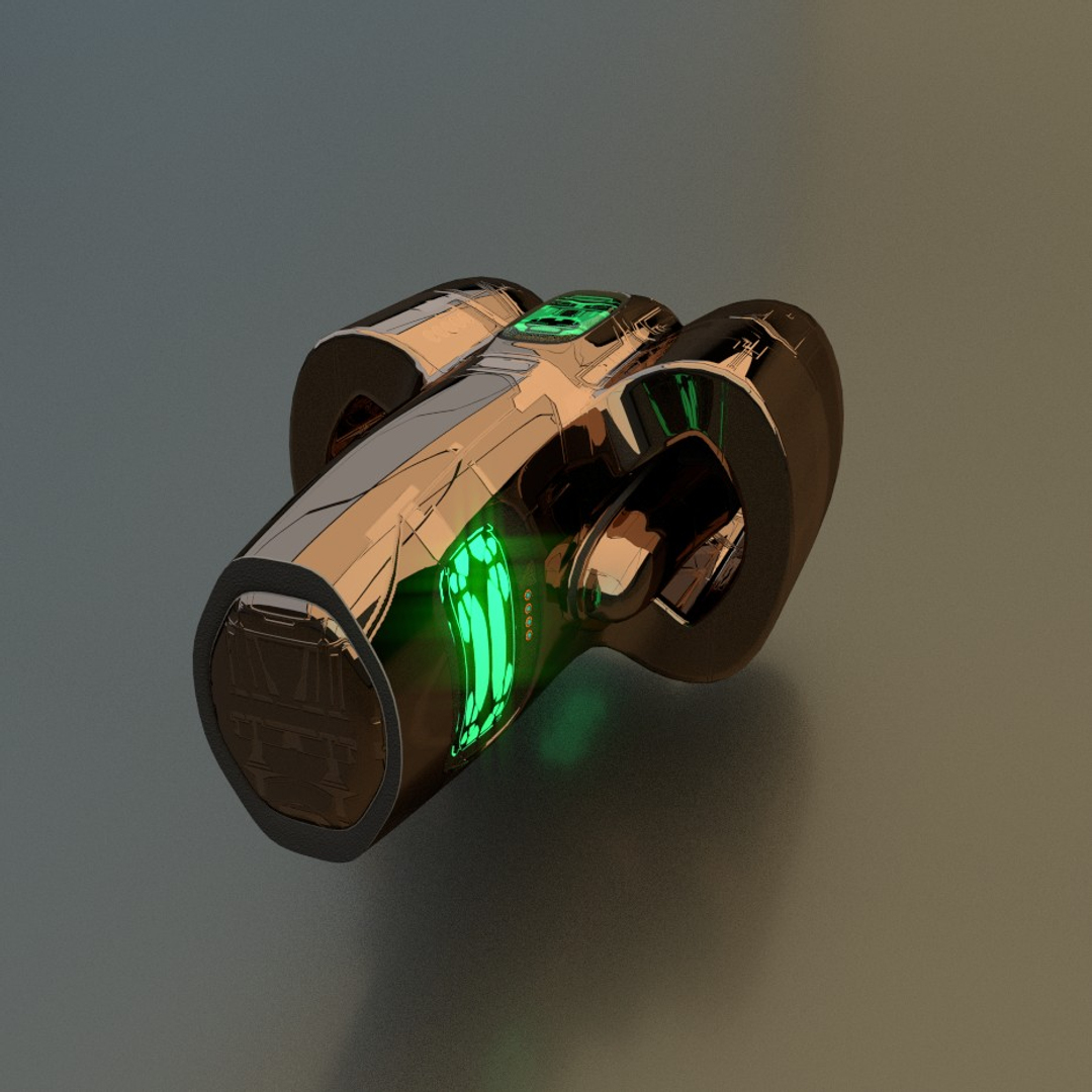 3D spaceship drive model - TurboSquid 1257380