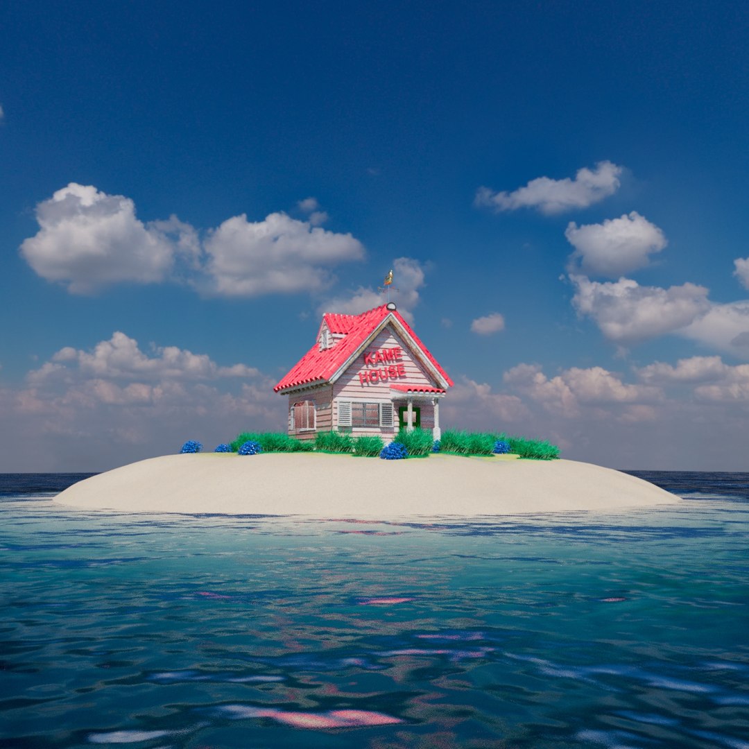 3D Dragonball Kamehouse Model - TurboSquid 2078975