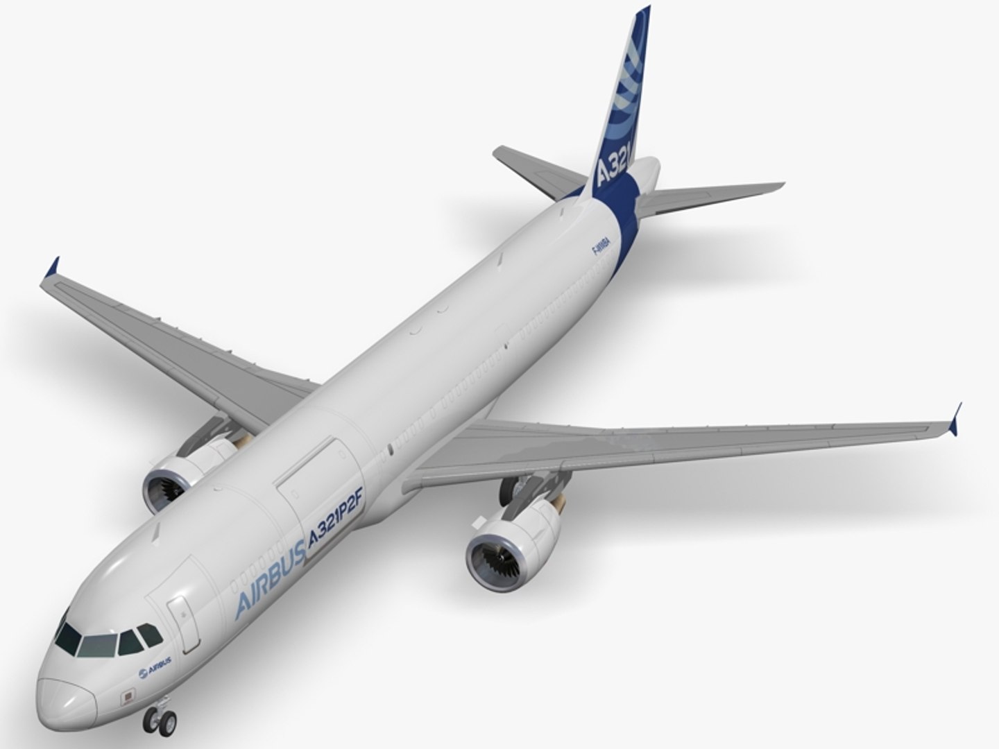 3D Airbus A321-211P2F House Livery - TurboSquid 1502453