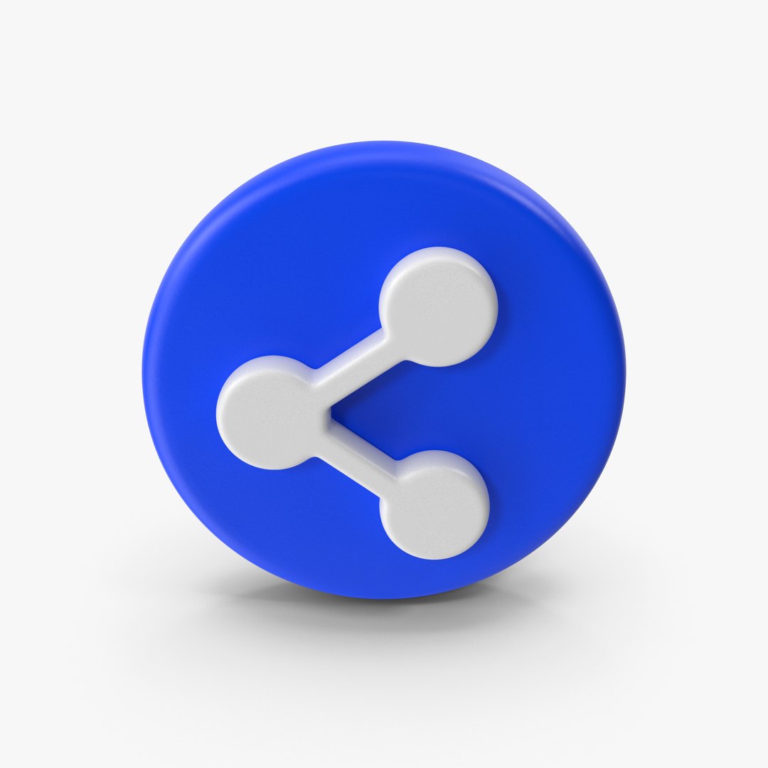 Share Symbol Model - TurboSquid 2327121