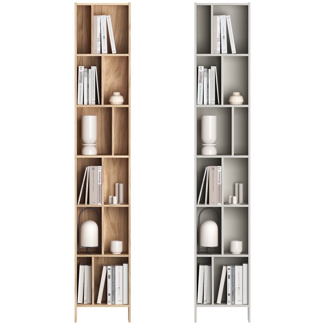 3D House Reol High Bookcase By Bolia Model - TurboSquid 2300637
