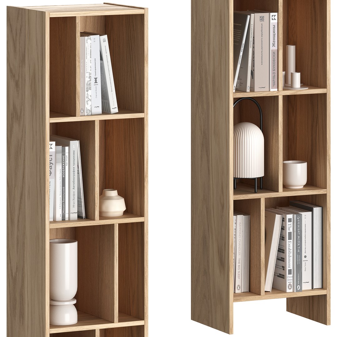 3D House Reol High Bookcase By Bolia Model - TurboSquid 2300637