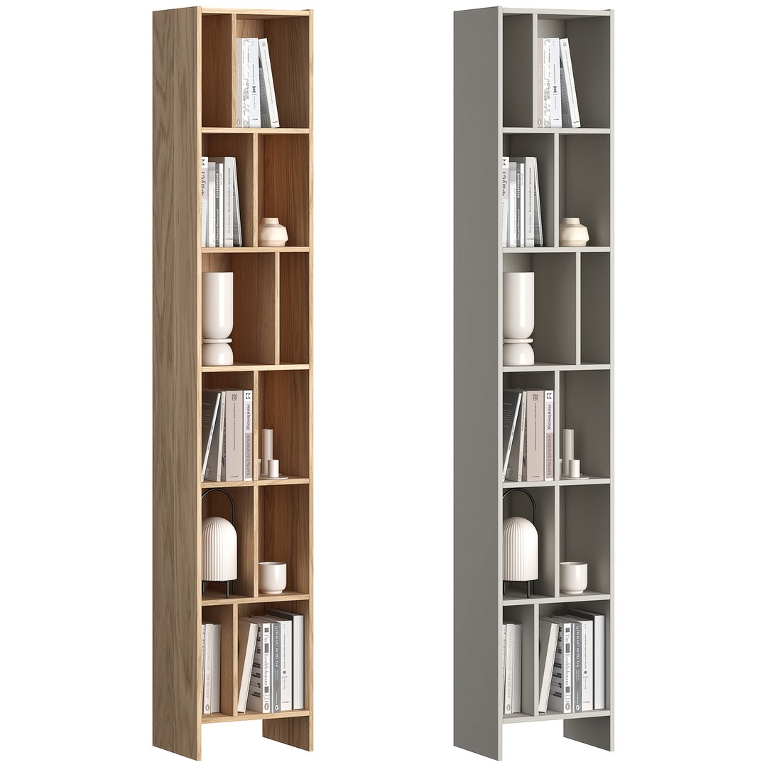 3D House Reol High Bookcase By Bolia Model - TurboSquid 2300637