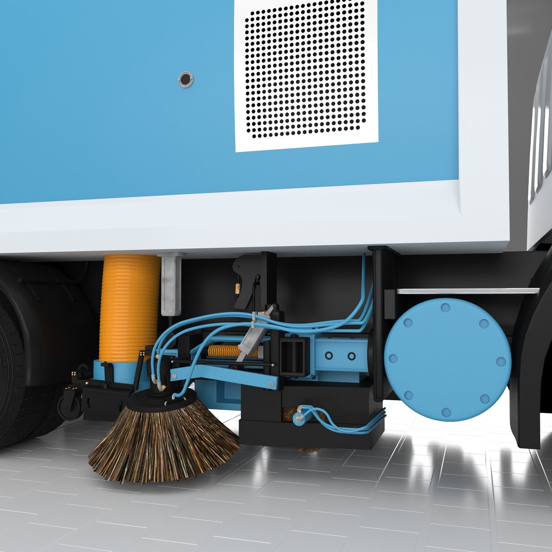 Street Sweeper 3D Model - TurboSquid 1731057