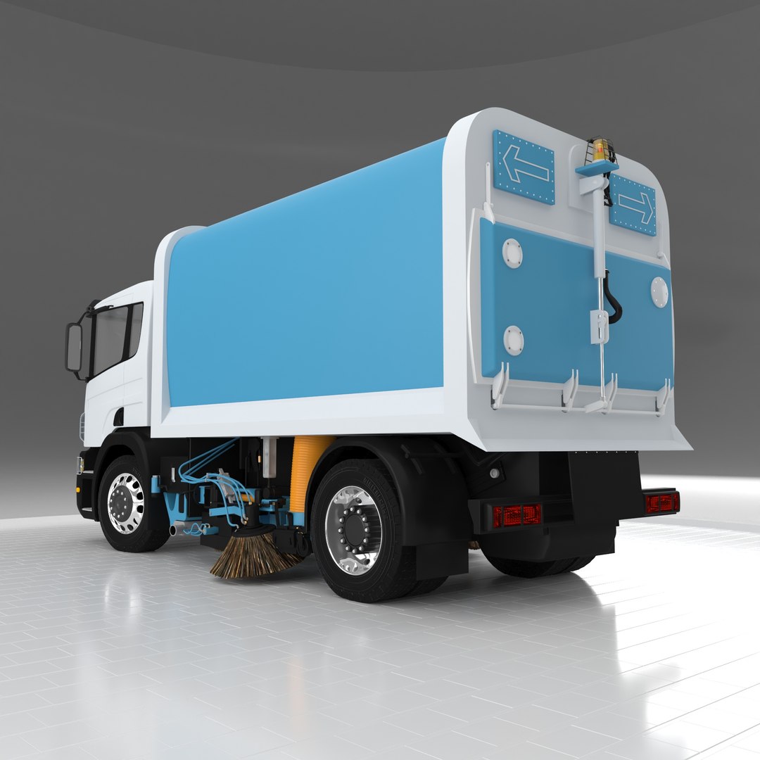 Street Sweeper 3D Model - TurboSquid 1731057