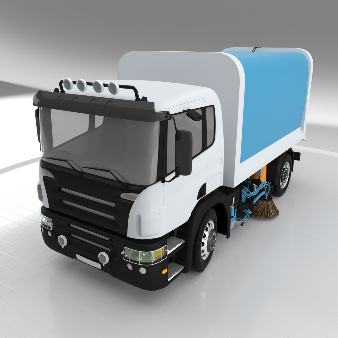 Street Sweeper 3D Model - TurboSquid 1731057