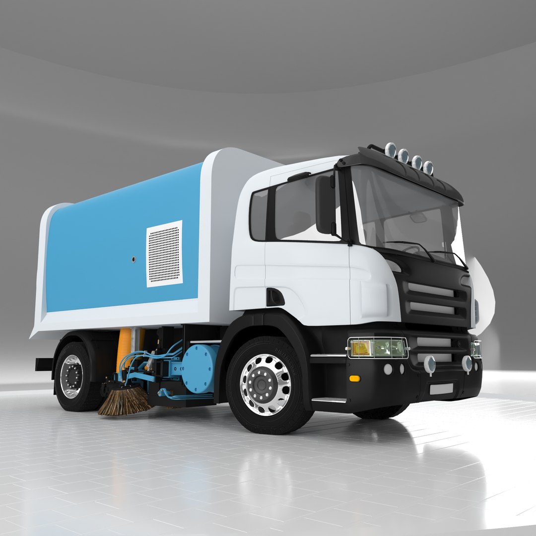 Street Sweeper 3D Model - TurboSquid 1731057