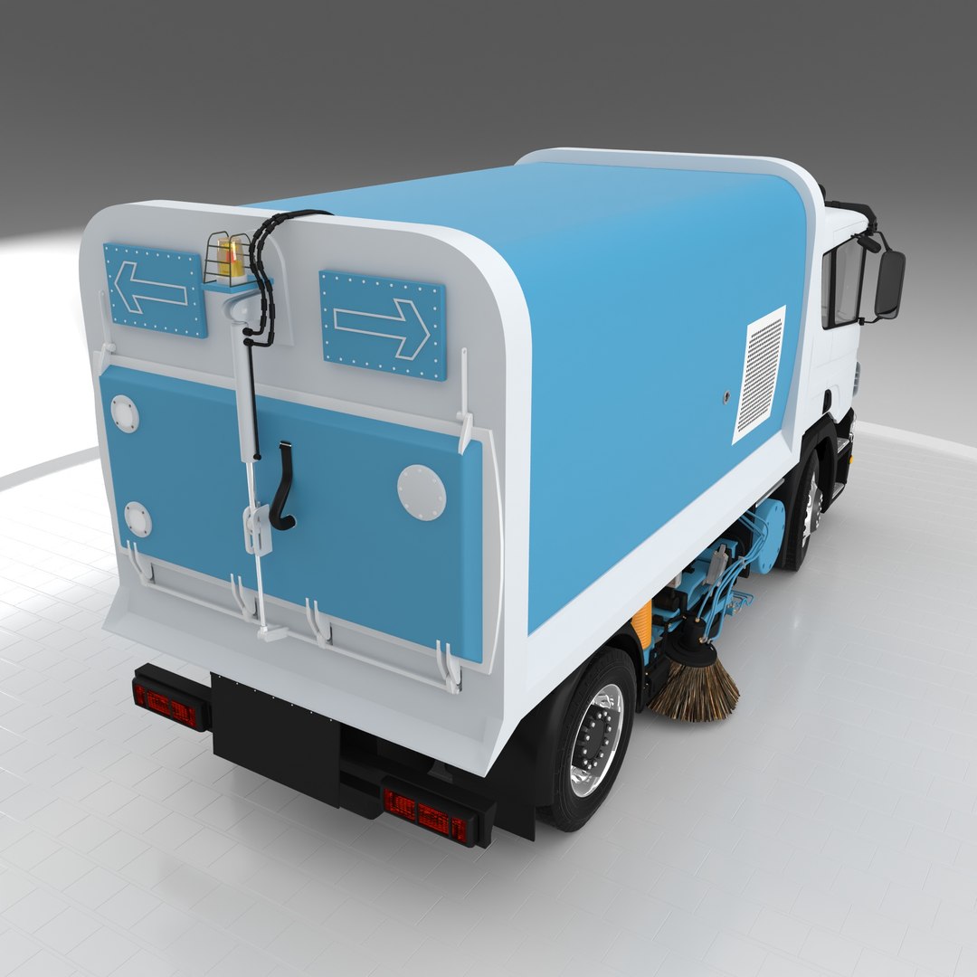 Street Sweeper 3D Model - TurboSquid 1731057