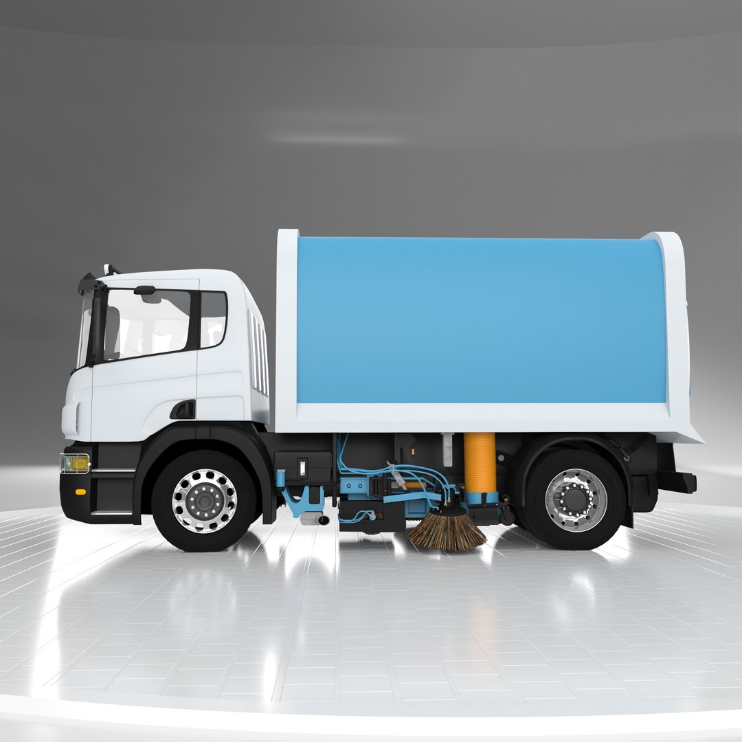 Street Sweeper 3D Model - TurboSquid 1731057