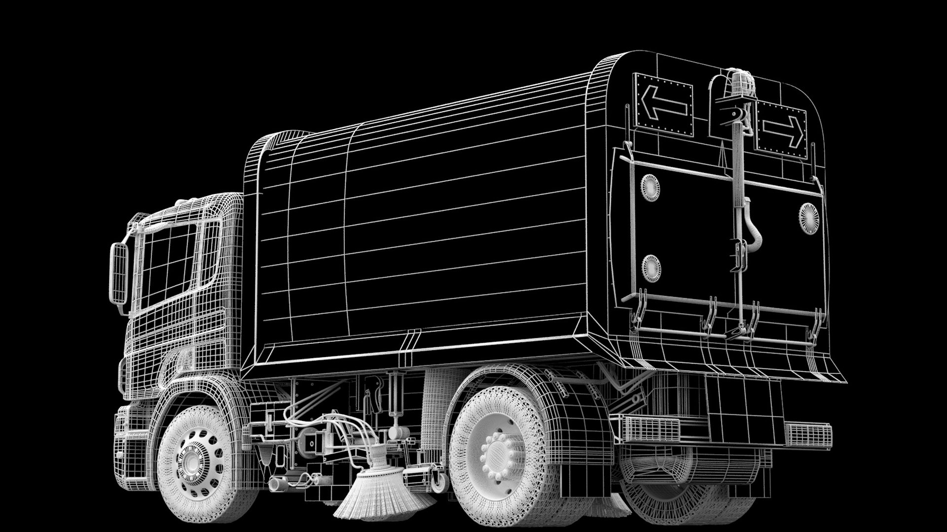 Street Sweeper 3D Model - TurboSquid 1731057