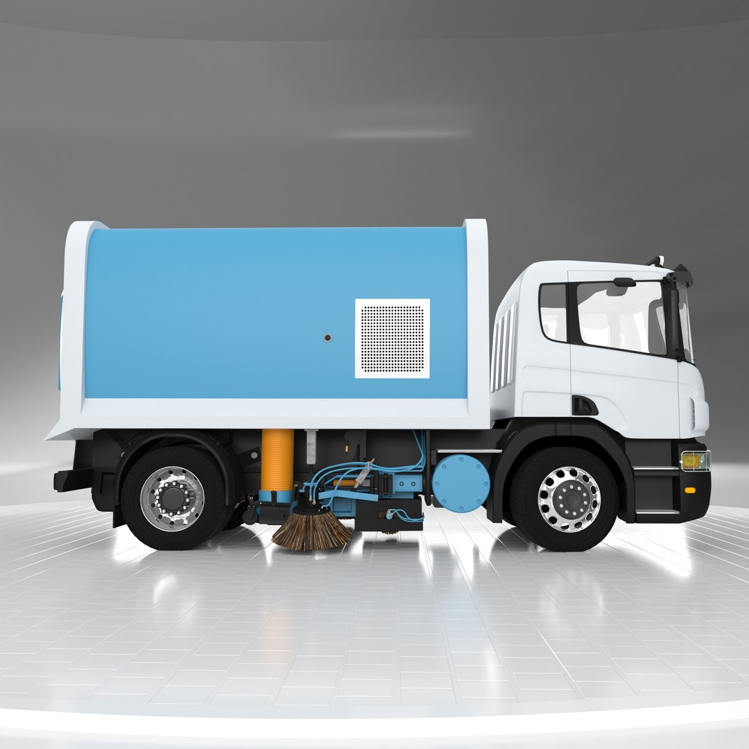Street Sweeper 3D Model - TurboSquid 1731057