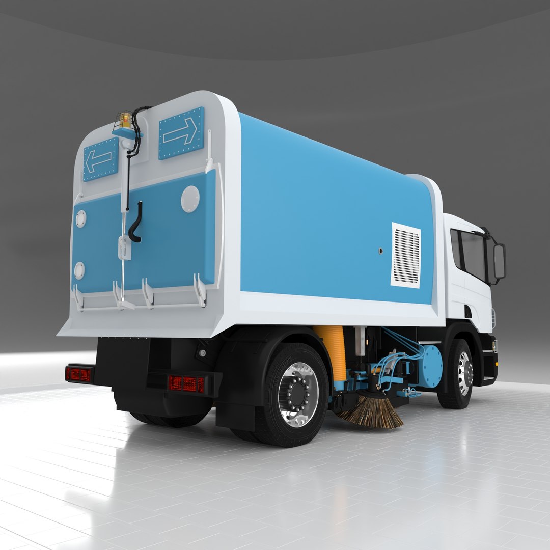 Street Sweeper 3D Model - TurboSquid 1731057